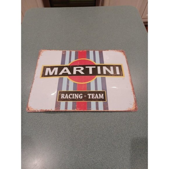 Wall Decor | Martini Racingteam Retro Vintage Tin Sign 12 X 16 | Poshmark
